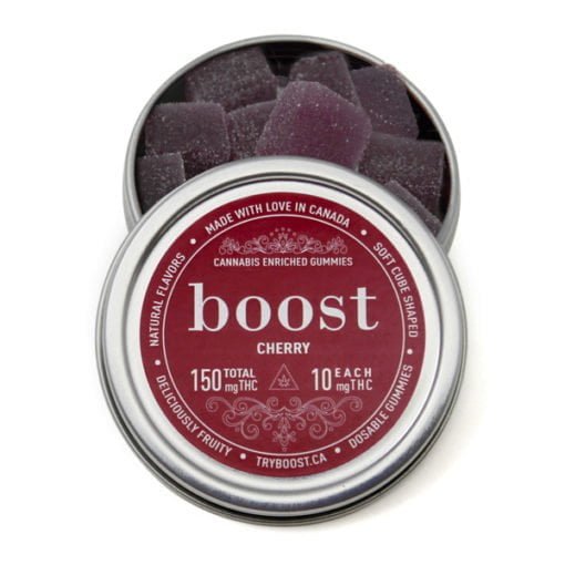 Boost Edibles Gummy ? Cherry (150mg THC ) - Healing Empire